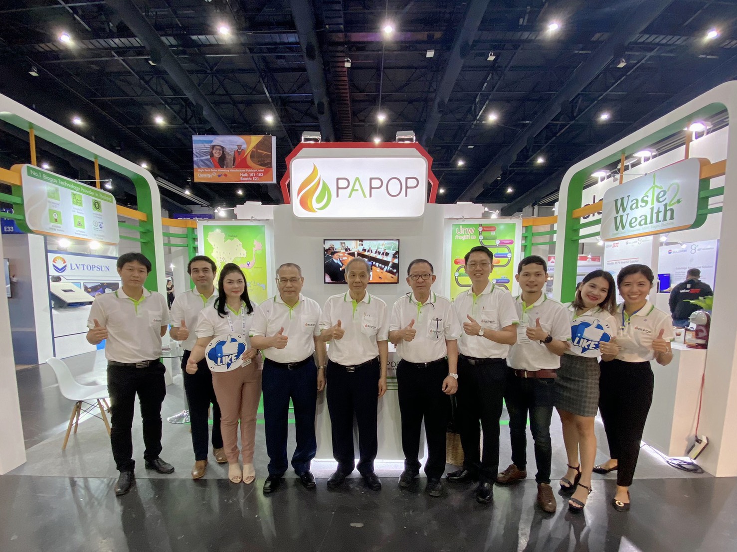 Papop joined ASEAN Sustainable Energy Week 2020 launching the new logo ...